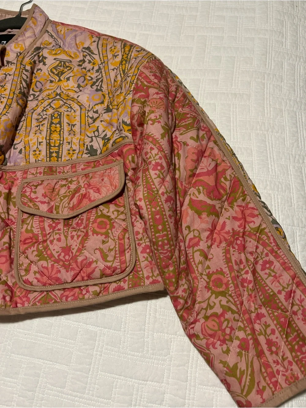 7 For All Mankind | Jackets & Coats | 7 For All Mankind Quilted Floral ...